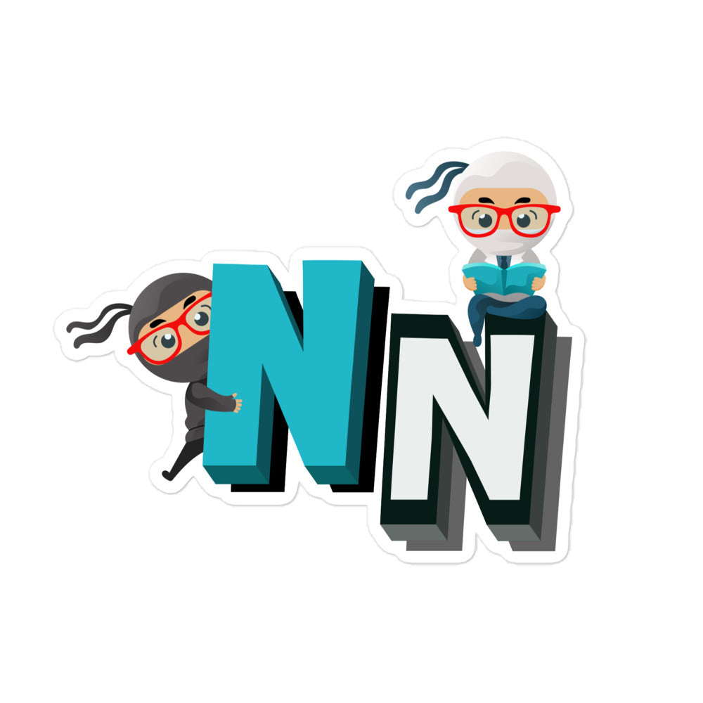 Ninjas: Bubble-free stickers – Ninja Nerd