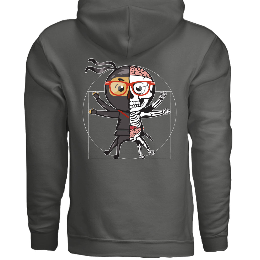 Vitruvian Ninja Nerd: Hoodie